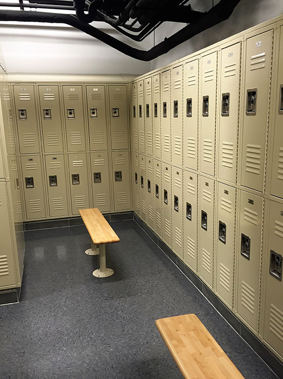 Thompson Hotel Locker Room - Paramount Construction